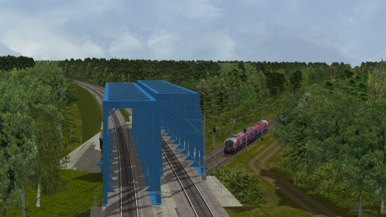 Trasa CMK – PKOR – Polska kolej w Open Rails