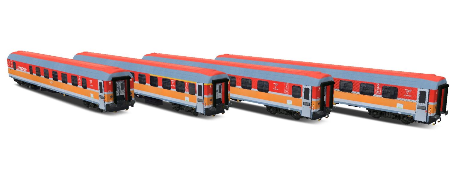 Pakiet wagonów Polregio – PKOR – Polska kolej w Open Rails